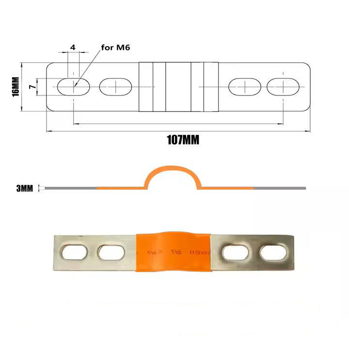 Flexible Busbars für Double-Terminal-Zellen z.B. EVE LF280K MB31 – innomate